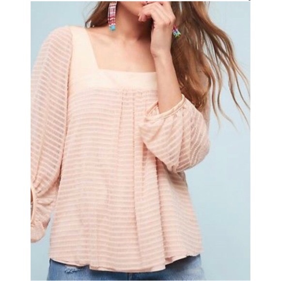 Anthropologie | Tops | Anthropologie Meadow Rue Allyson Blouse | Poshmark